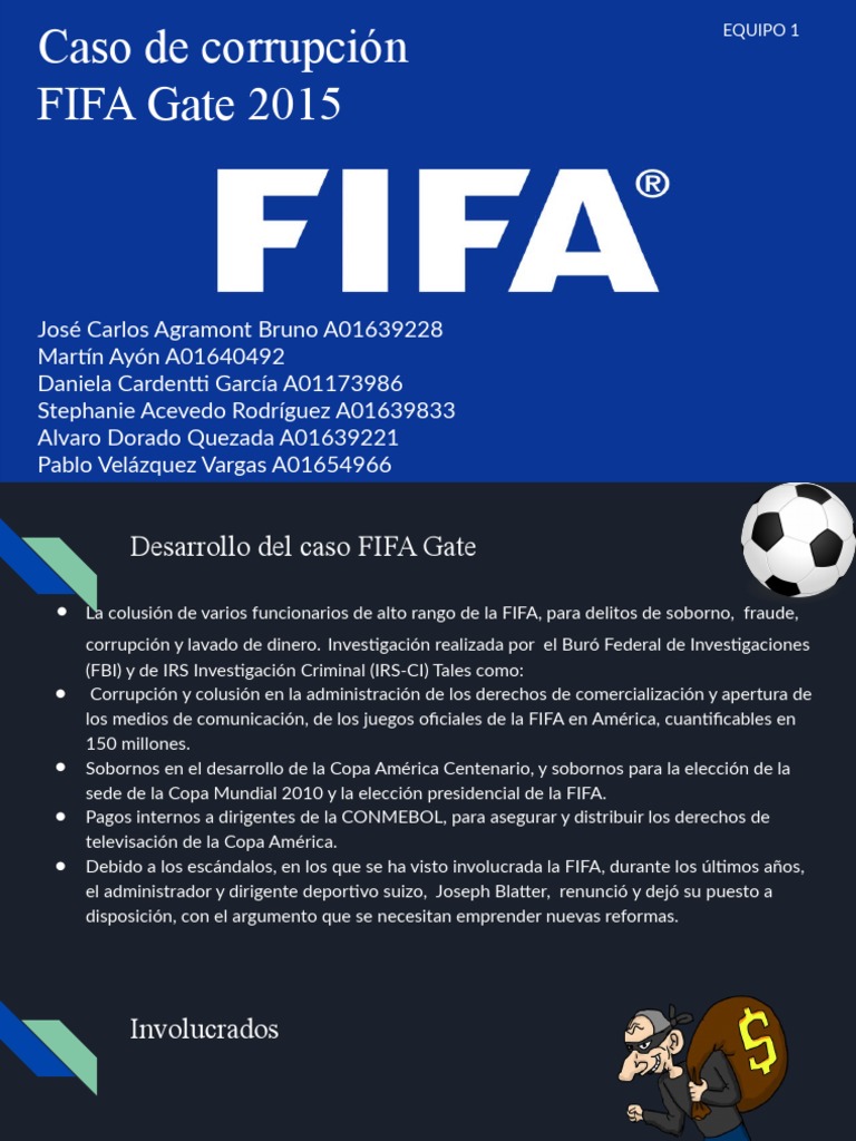 Corrupción en FIFA: Caso FIFA Gate 2015 | PDF | Ciencias sociales