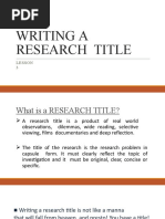 Research Paper Preliminaries Guide | PDF