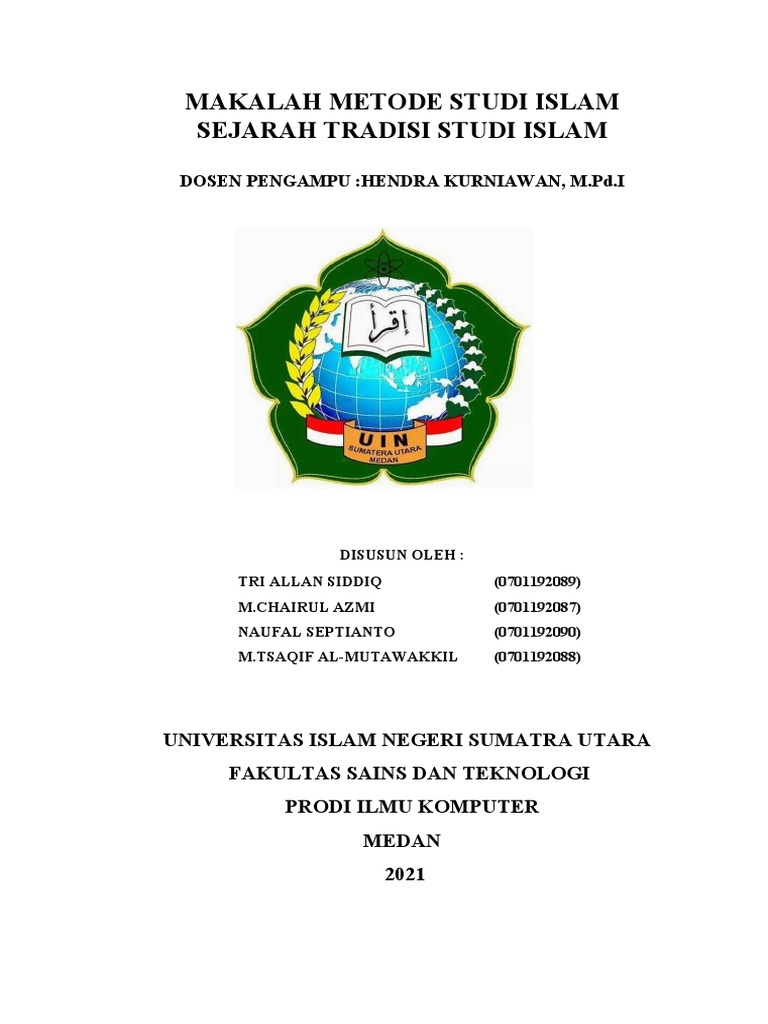 Makalah Metode Studi Islam | PDF