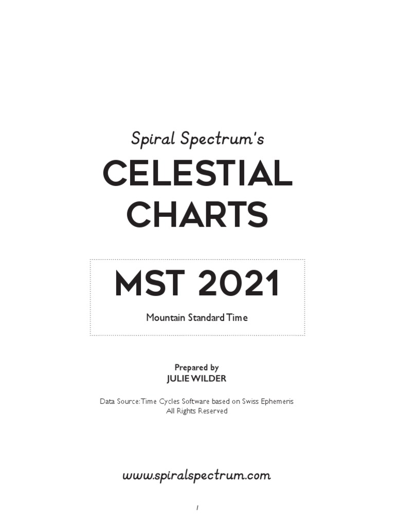 Celestial Charts MST 2021: Spiral Spectrum'S | PDF | Ancient Astronomy ...