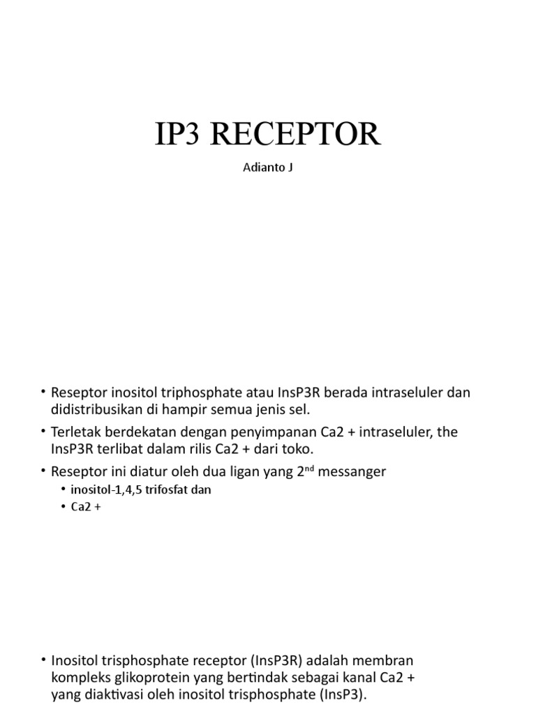 Ip3 Receptor | PDF