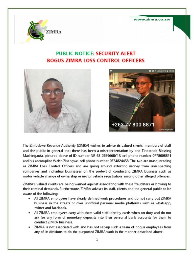 Public Notice 12 of 2021 Security Alert | PDF