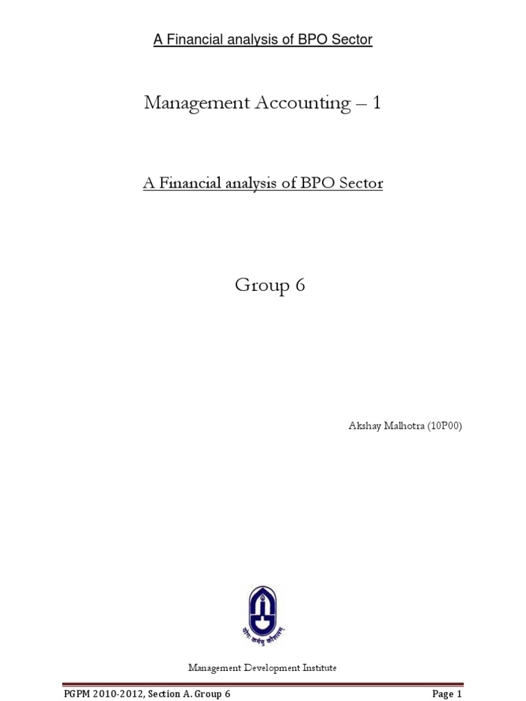 Management Accounting - Project | PDF | Deferred Tax | Depreciation