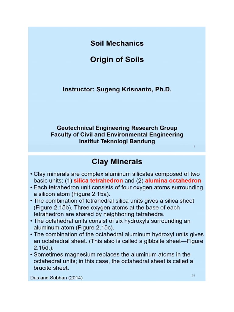 1.2 - Origin of Soils, Index Properties, Weight-Volume Relationships ...