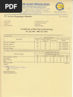 Sample Mill Certificate | PDF