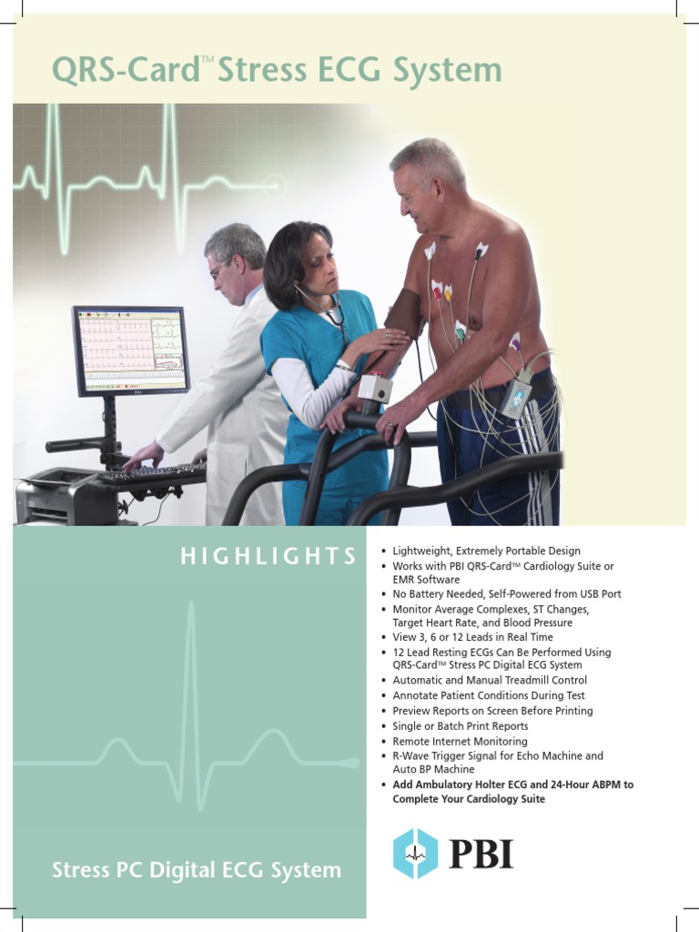QRS-Card Stress ECG System: Highlights | PDF | Personal Computers | Usb