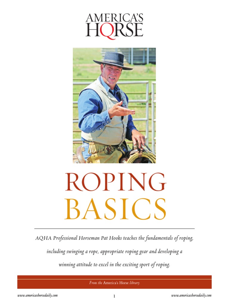 Roping Basics Pat Hooks | PDF | Nature