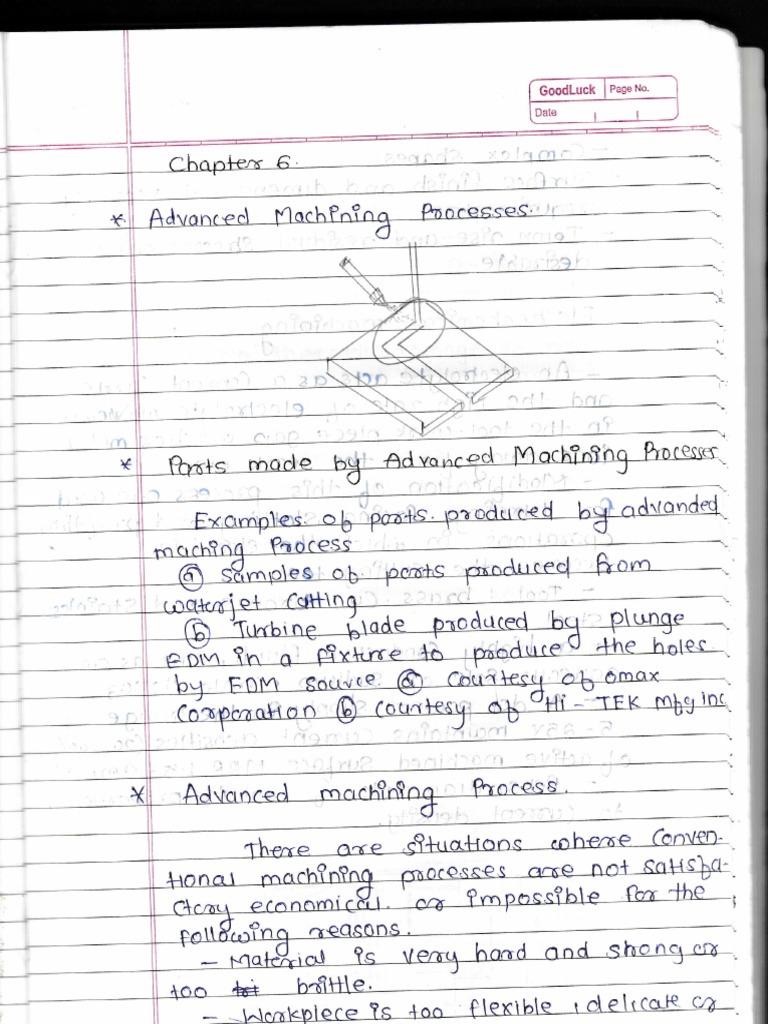 Advanced Machining Process | PDF