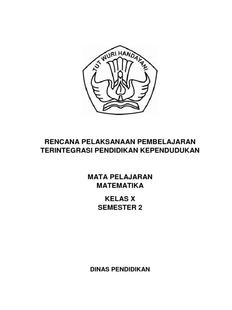 RPP Matematika Kelas X Vektor | PDF