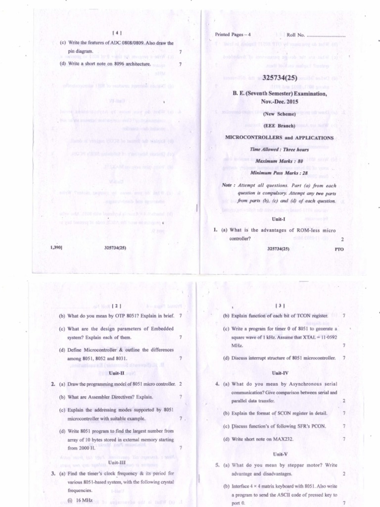 Microcontroller & Application | PDF Microcontroller & Application | PDF
