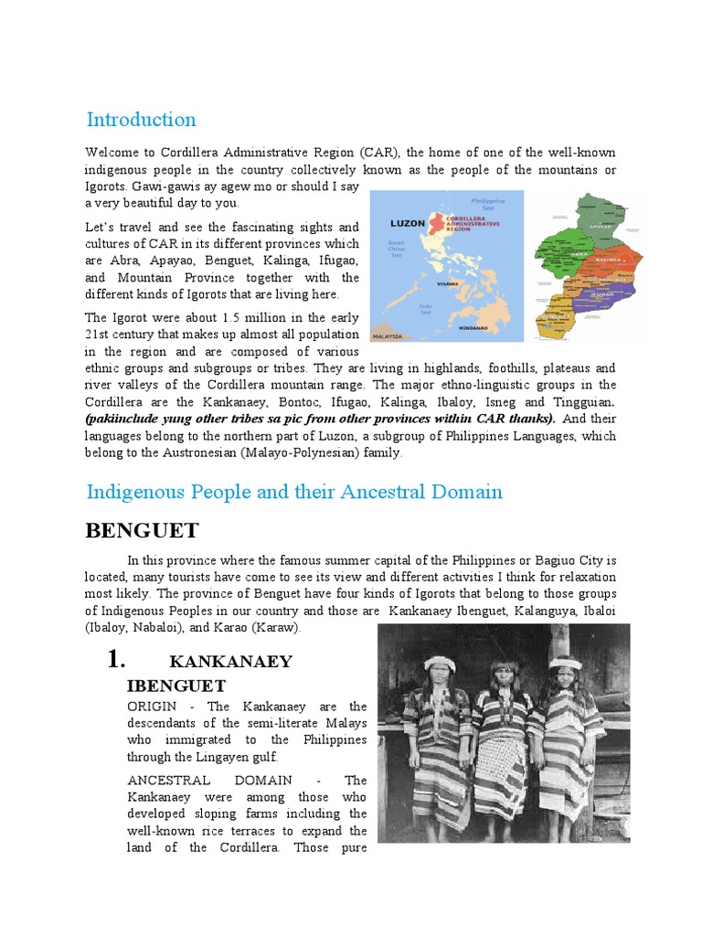 Car Benguet 1 | PDF | Ethnic Groups