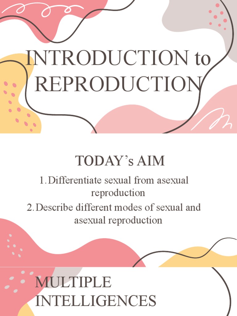 Intro To Reproduction | PDF | Birth Control | Reproduction