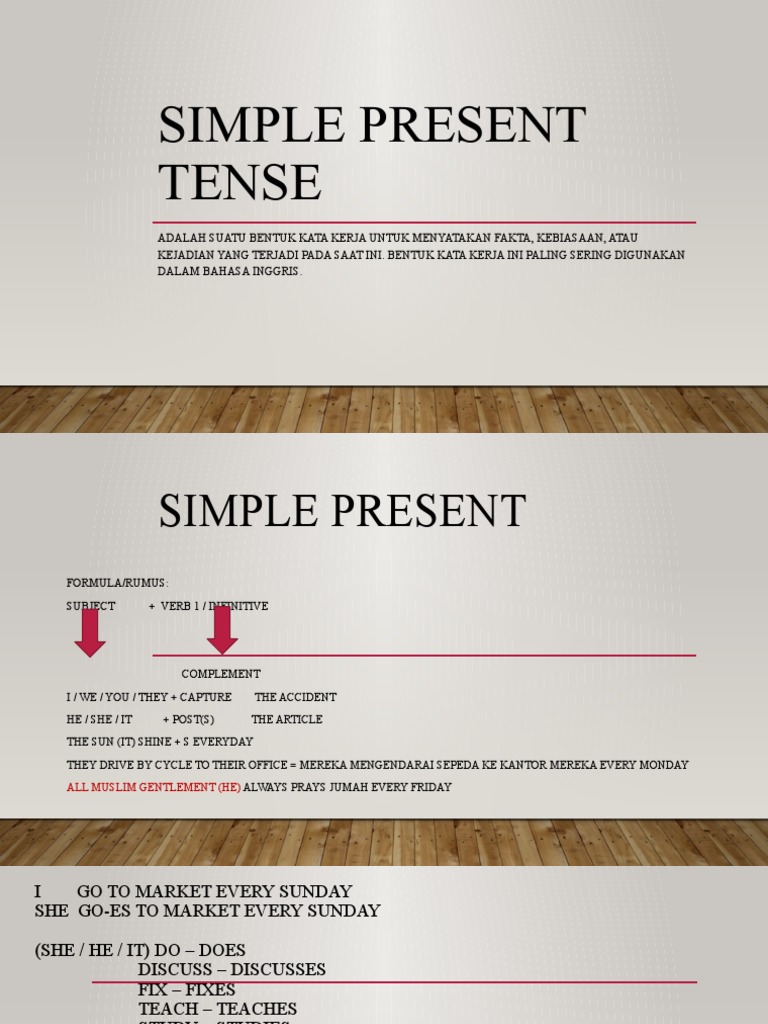 2nd Meeting - SIMPLE PRESENT | PDF