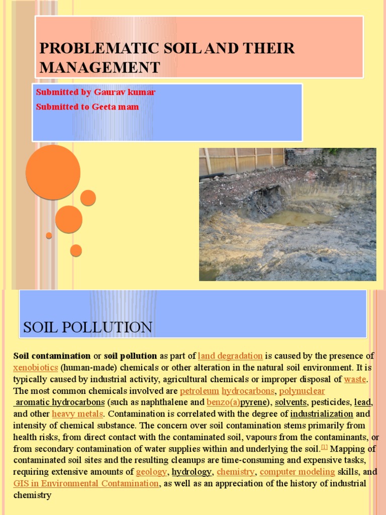Gaurav Kumar Problematic Soil and Their Management | PDF ...