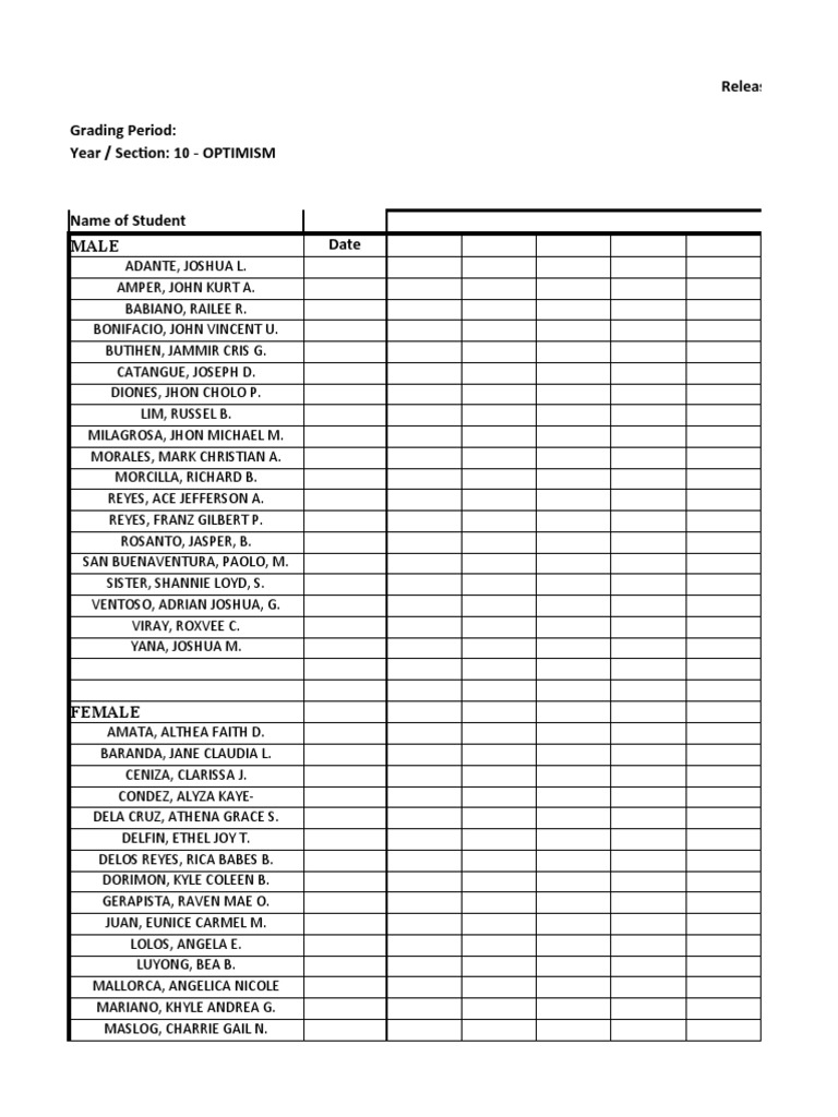 Rertrieval and Release Checklist | PDF