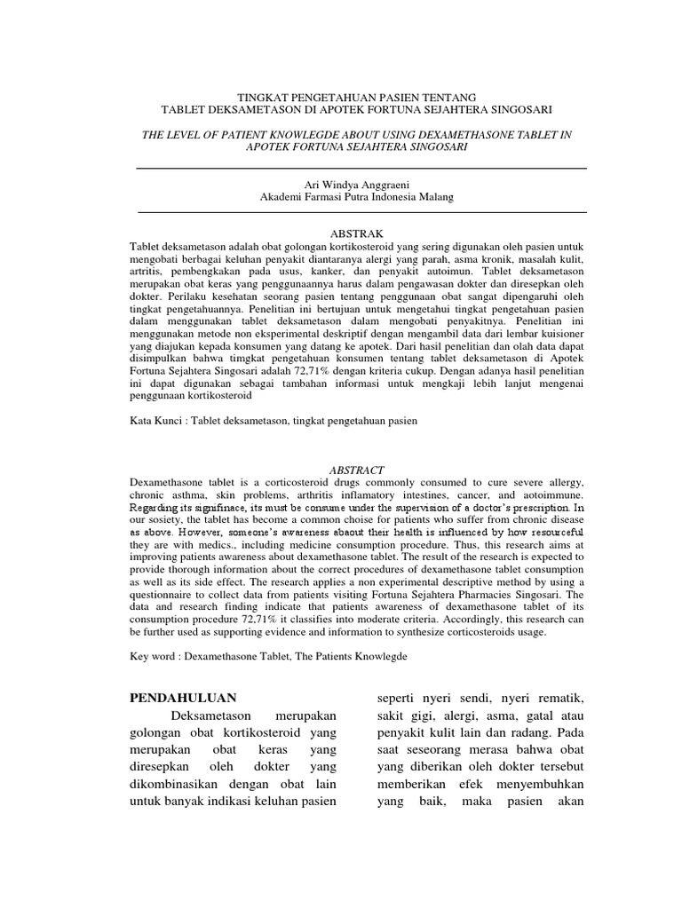 Artikel Ilmiah. KTI | PDF | Kesehatan Holistik