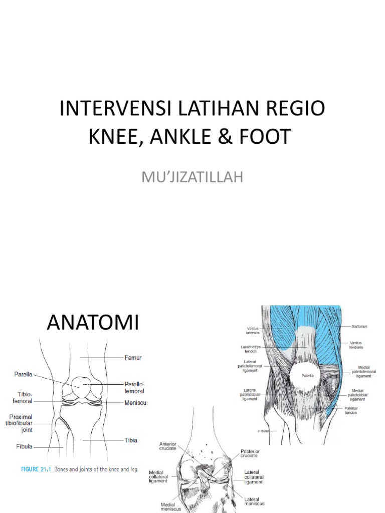 6-Intervensi Latihan Regio Knee, Ankle and Foot | PDF