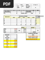 Manual Loadsheet | PDF