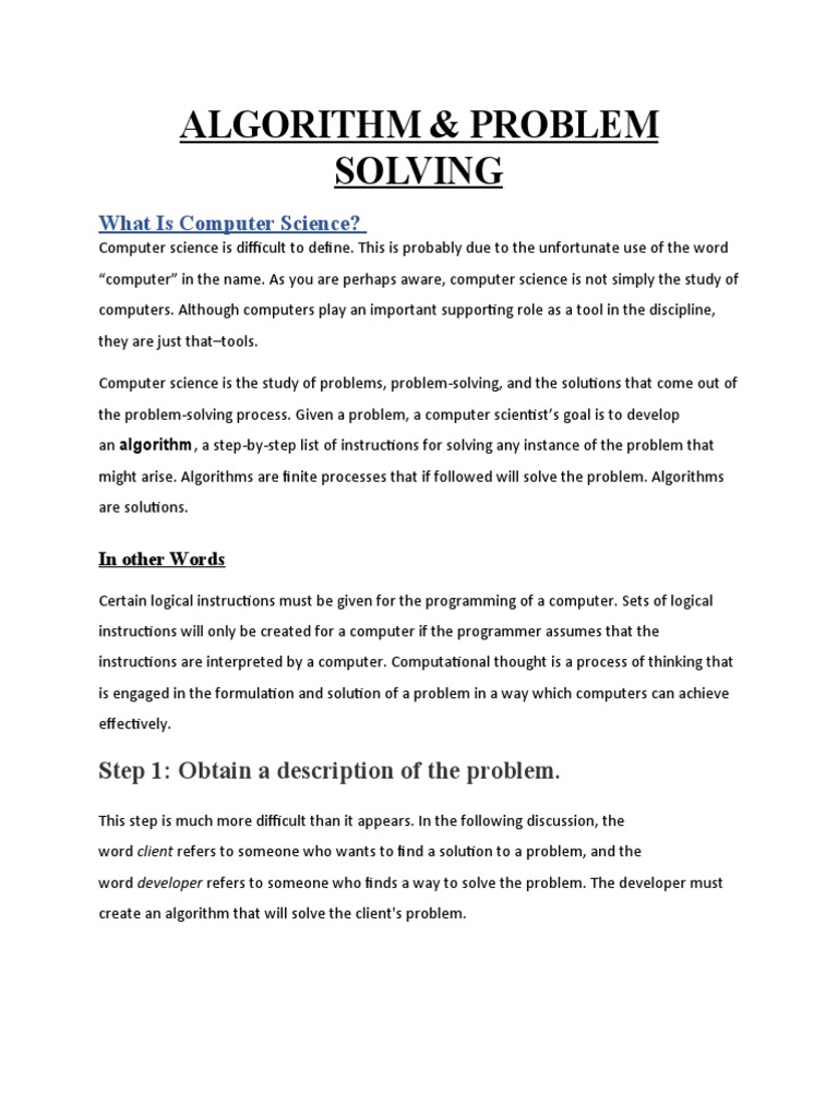 Alogorithm & Prolem Solving | PDF | Area | Algorithms