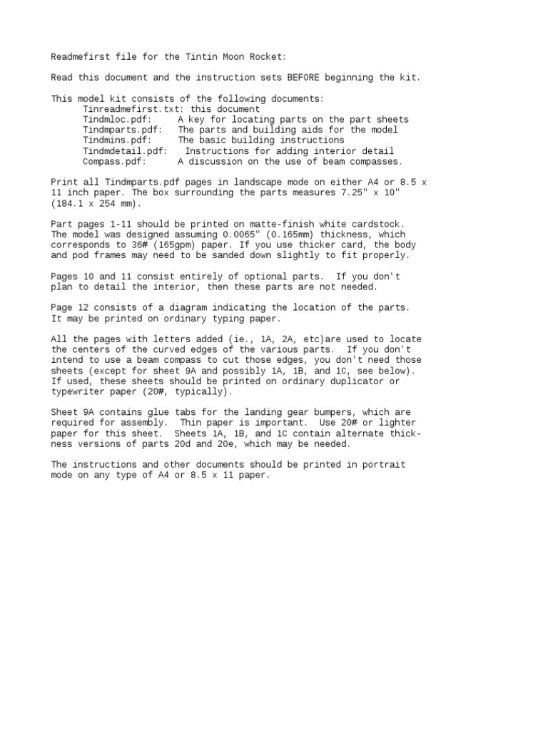 Tin Read Me First | PDF