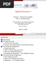 Applied Electronics II (Chapter 1) | PDF | Amplifier | Electrical Circuits