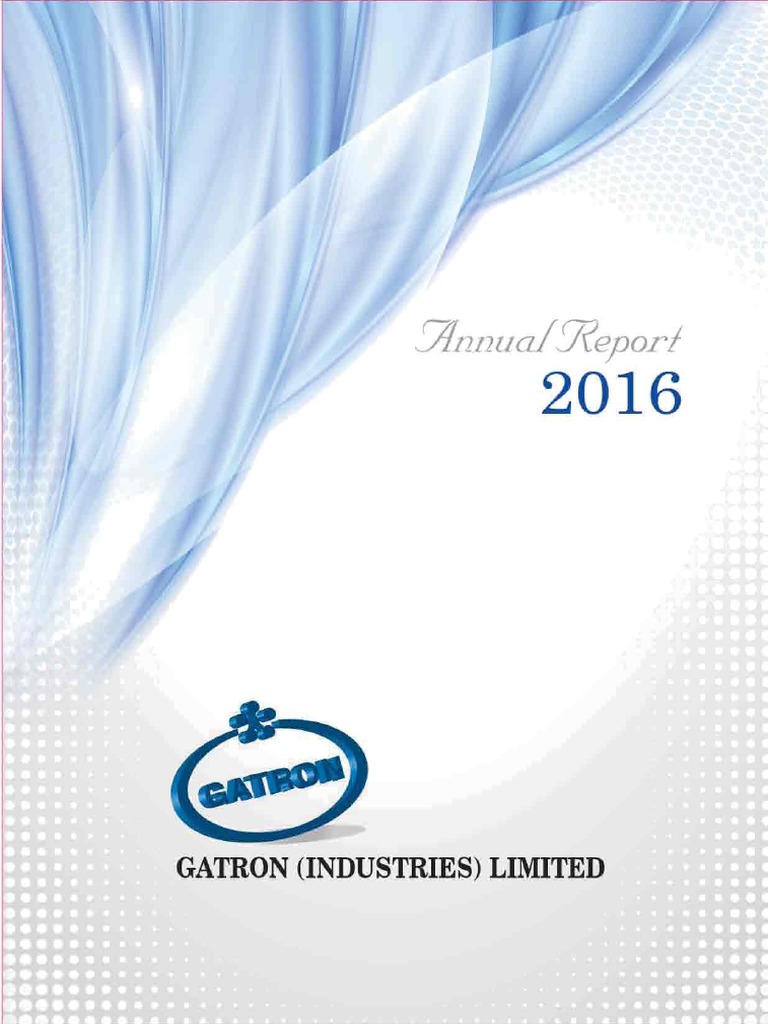 Gatron Industries Annual Report 2016 | PDF | Corporate Social ...