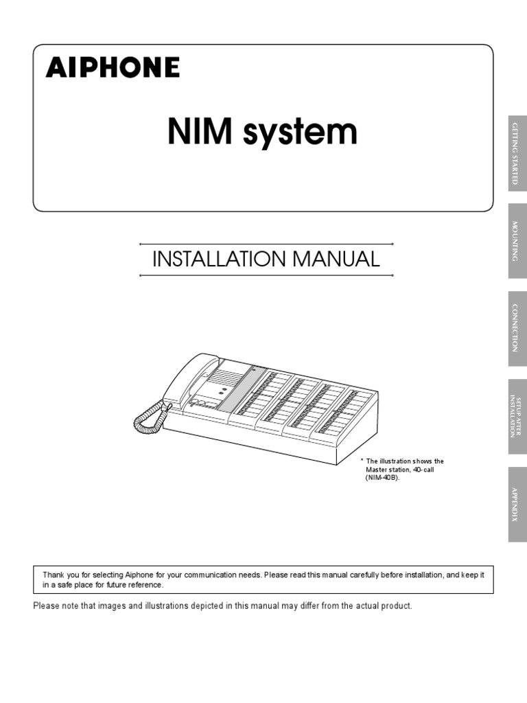 NIM System: Installation Manual | PDF | Electrical Connector | Power Supply