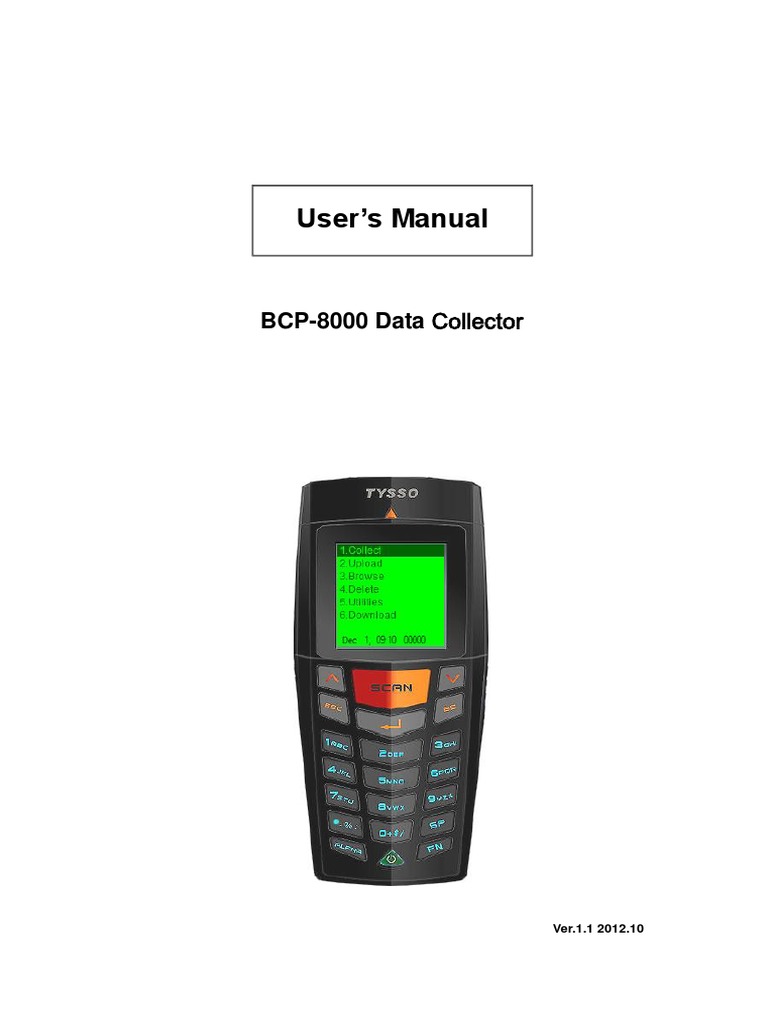 BCP-8000 User's Manual | PDF | Usb | Menu (Computing)