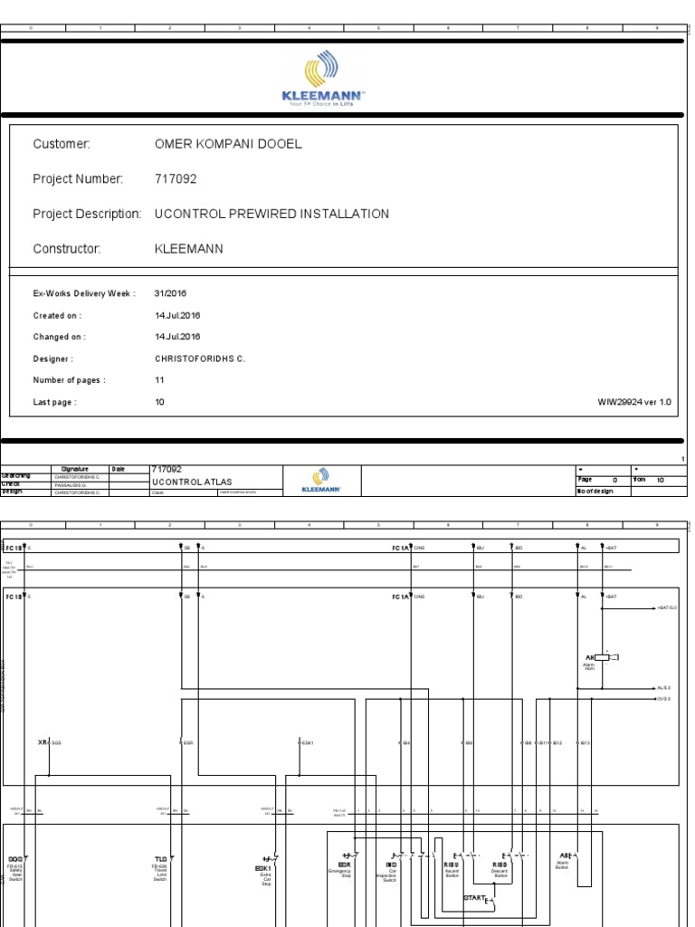 Wiring Diagram KLEEMANN | Download Free PDF | Manufactured Goods