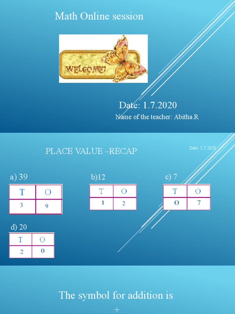 Addition PPT-For Online Session | PDF | Computers