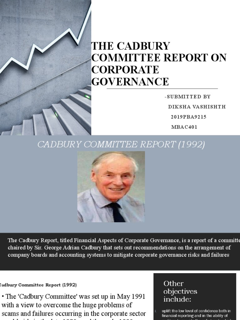 Cadbury Committee Report on Governance | PDF | Going Concern | Audit