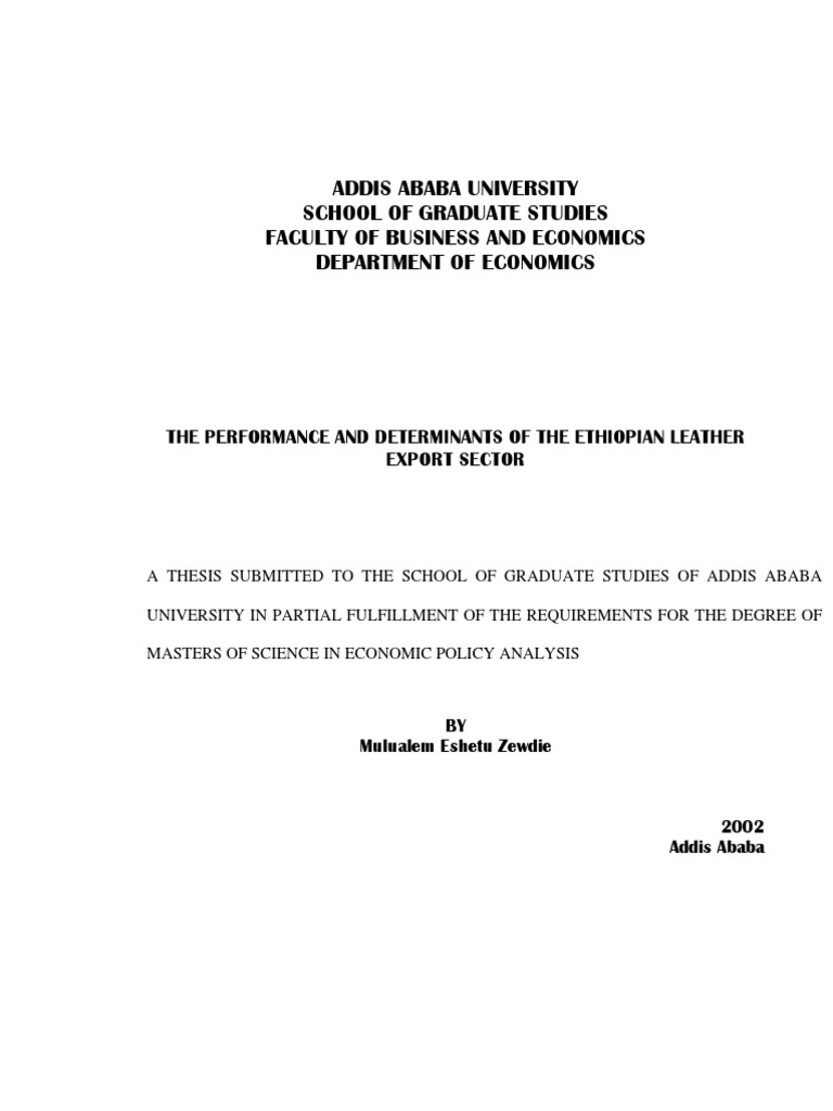 Mulualem Eshetu | PDF | Economic Growth | Exchange Rate