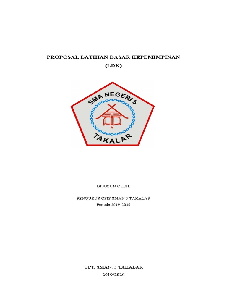 Proposal LDK OSIS SMAN 5 Takalar | PDF