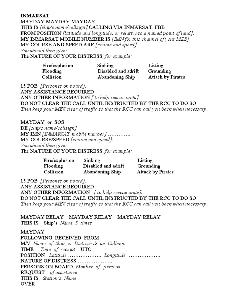 Mayday Mayday Relay Transmission | PDF | History