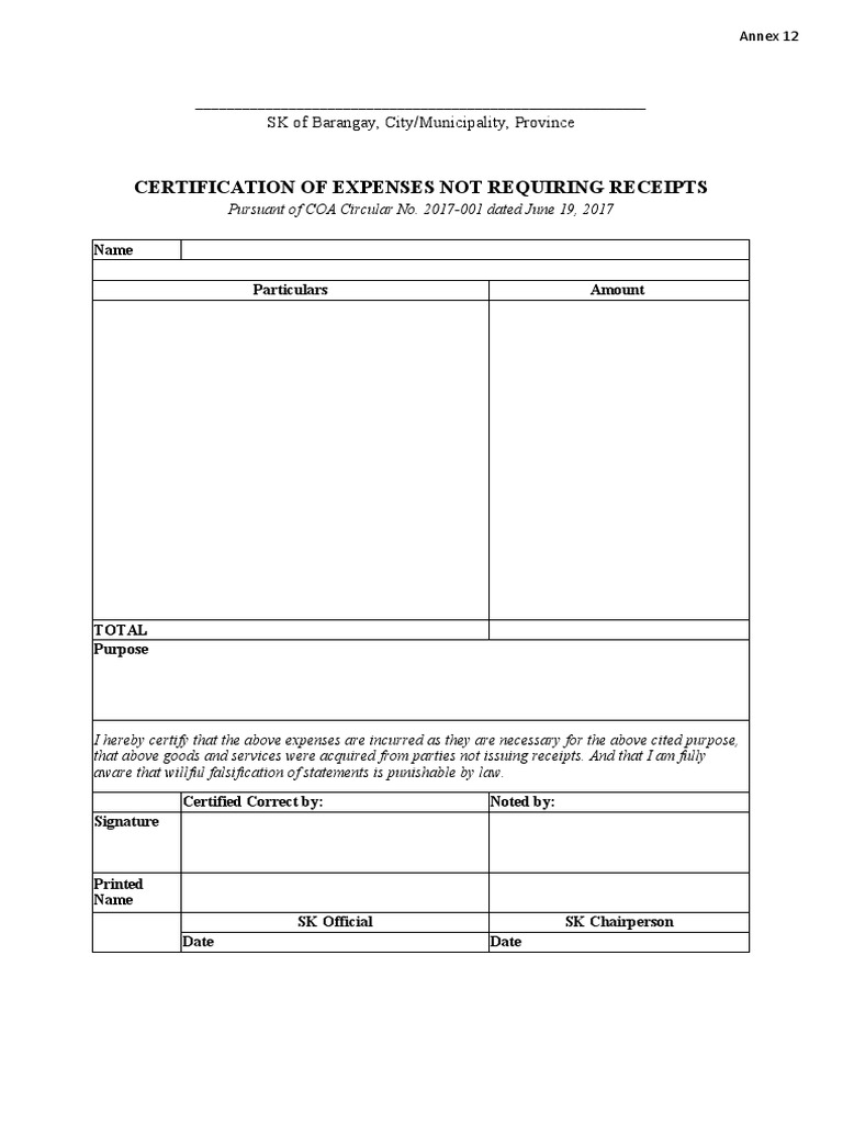 Annex 12 - CENRR | PDF