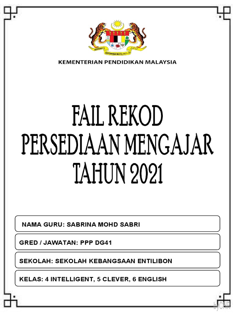 Fail Rekod Mengajar 2021 | PDF