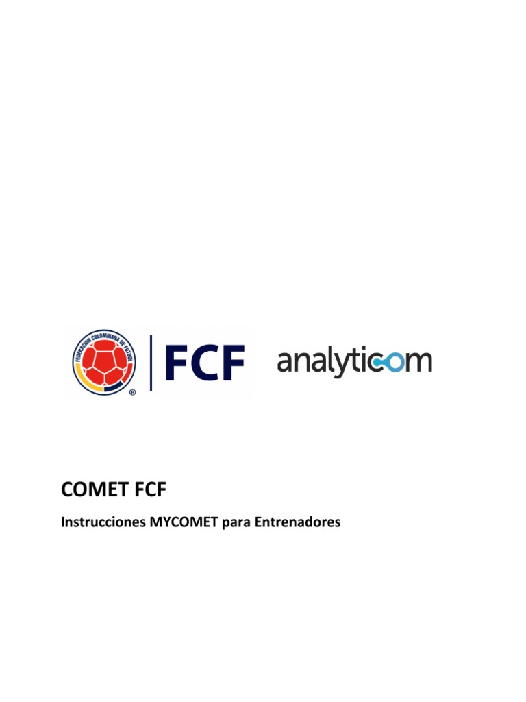 Instrucciones para Usar MyCOMET FCF | PDF | Spamming | Usuario ...