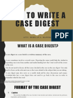 Sample Format Case Digest | PDF