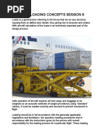 Loading and Unloading in Aircraft Notes | PDF
