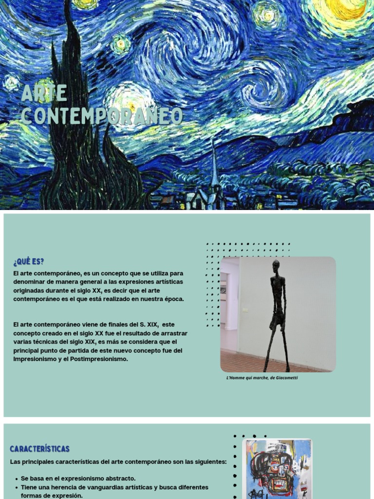 Definición y características del arte contemporáneo | PDF | Pinturas ...
