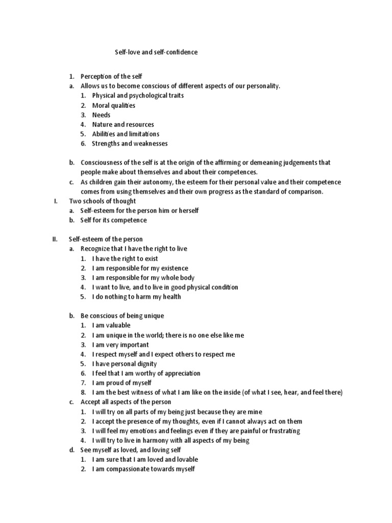 Self Esteem | PDF | Self Esteem | Self
