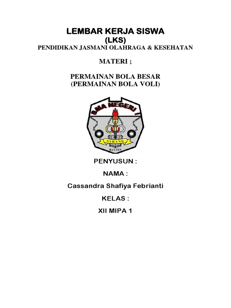 LKS Voli Cassandra Shafiya XII MIPA 1 | PDF