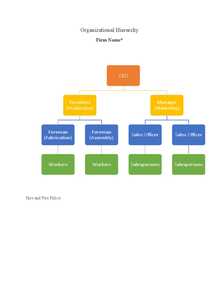Organizational Hierarchy | PDF | Career & Growth | Business