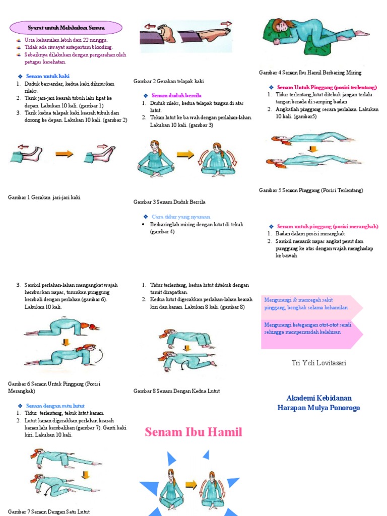 Brosur Senam Ibu Hamil | PDF