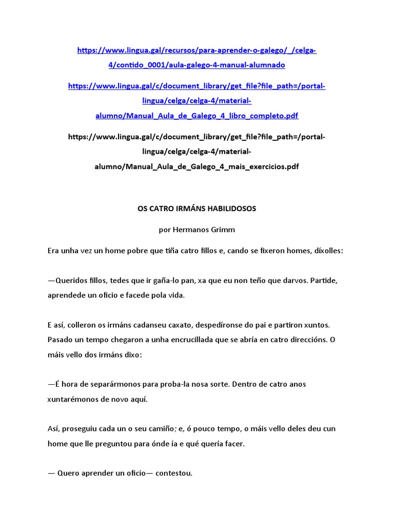 Cuentos Gallego | PDF