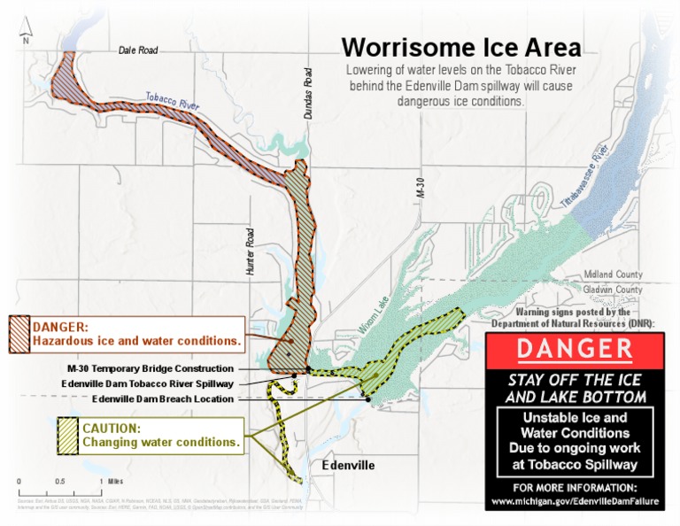 Edenville Dam Water Levels Map | PDF