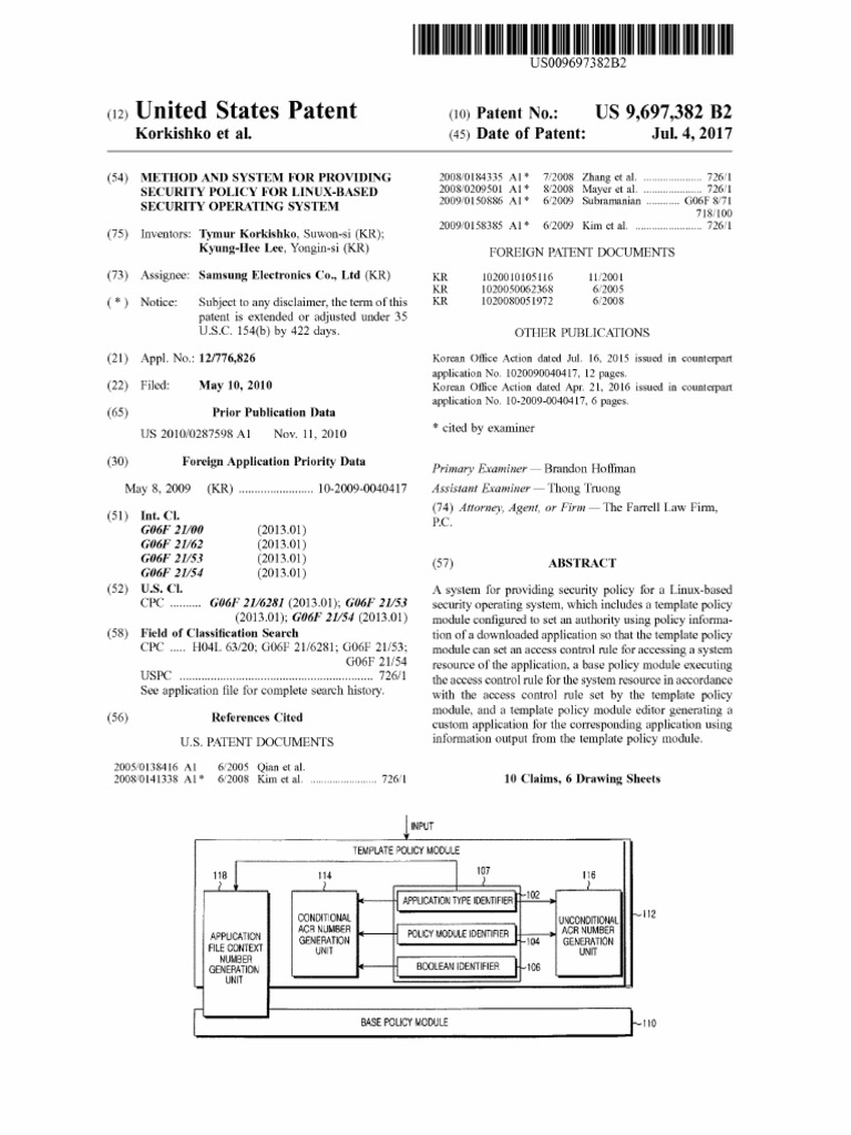 United States Patent: Korkishk0 Et Al. (45) Date of Patent: Jul. 4 ...