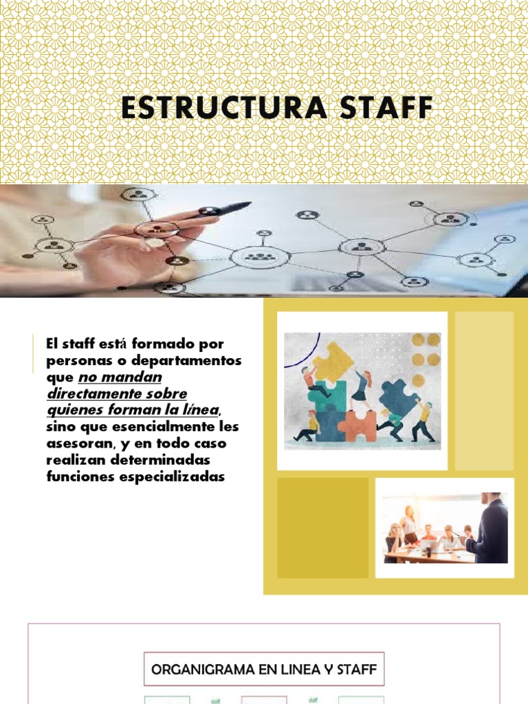 Estructura Staff - Lista | PDF | Planificación | Liderazgo