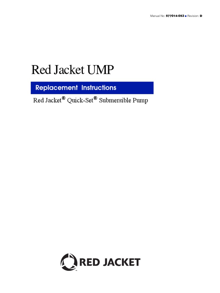 Red Jacket UMP: Replacement Instructions | PDF | Electrical Connector ...