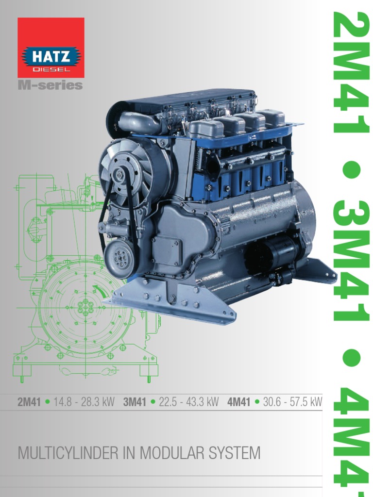 Hatz 2M41 Diesel Engine Overview | PDF | Diesel Engine | Vehicle Parts